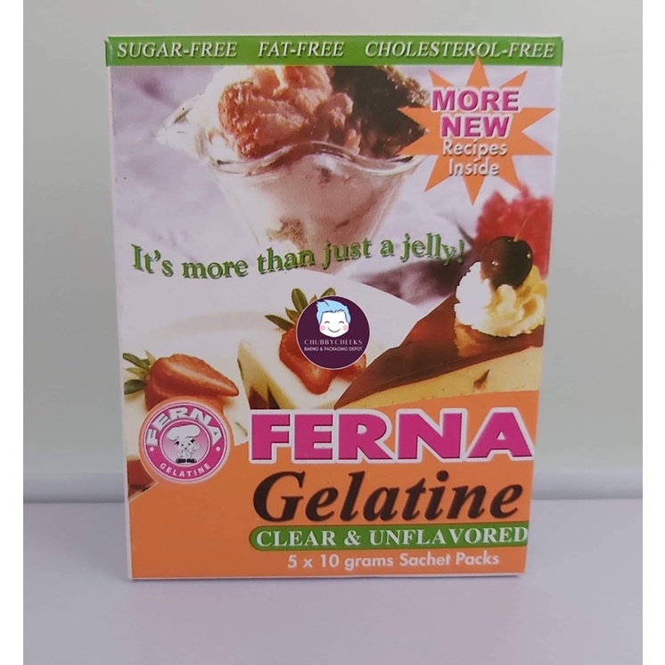 Ferna Gelatine Powder 5x10g Clear and Unflavored (sold per box ...