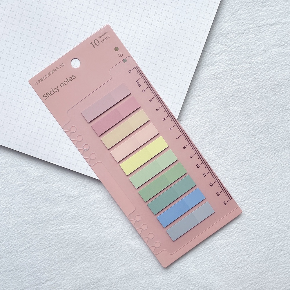 Annotation Sticky Notes Memo Pad Transparent Sticky Notes 200pcs ...