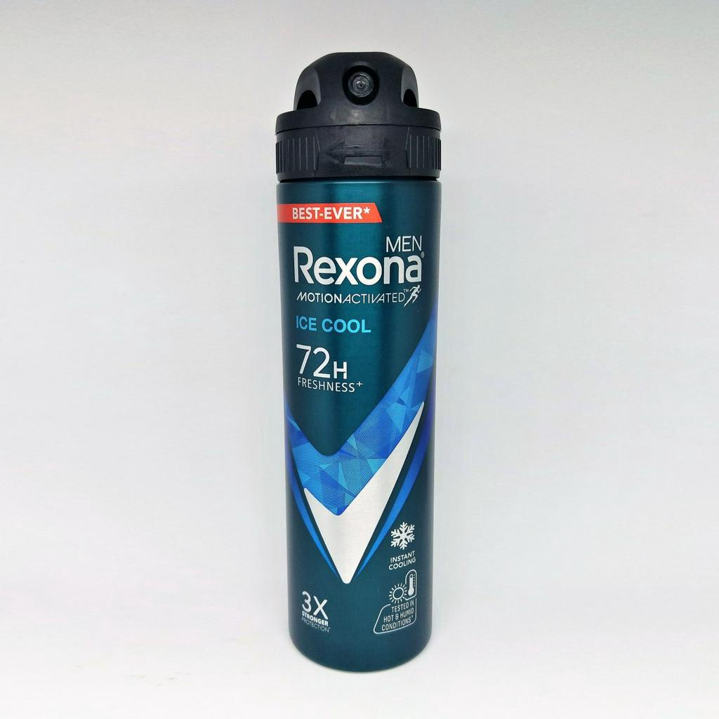 Rexona Men MotionActivated Ice Cool 72h Freshness Antiperspirant Spray - 135mL | Shopee Philippines