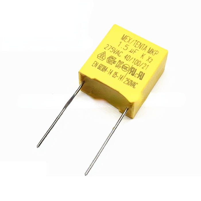 5pcs/lot 275VAC MKP Safety Standard Capacitor MKP-X2 Yellow Correction Anti-Interference DIP ...