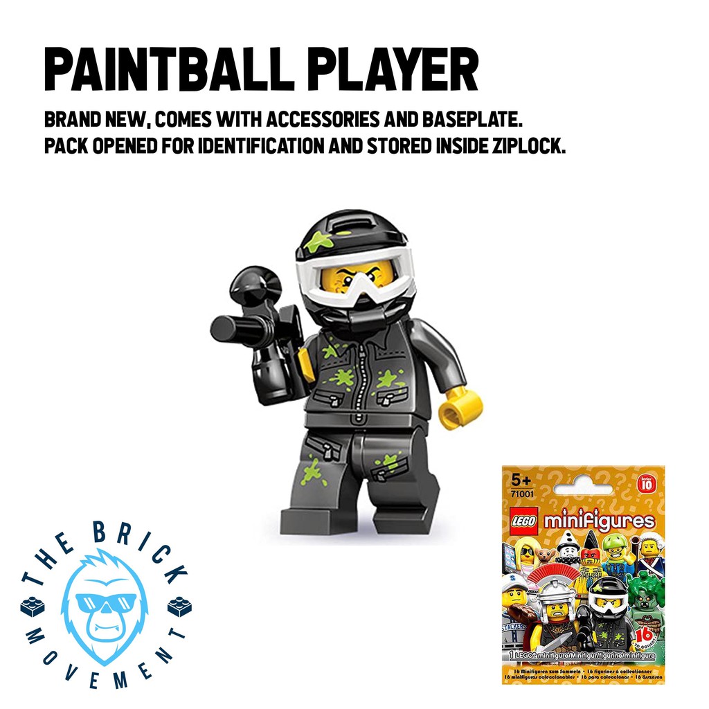 LEGO® Collectible Minifigure Series 10: Paintball Player Minifigure ...