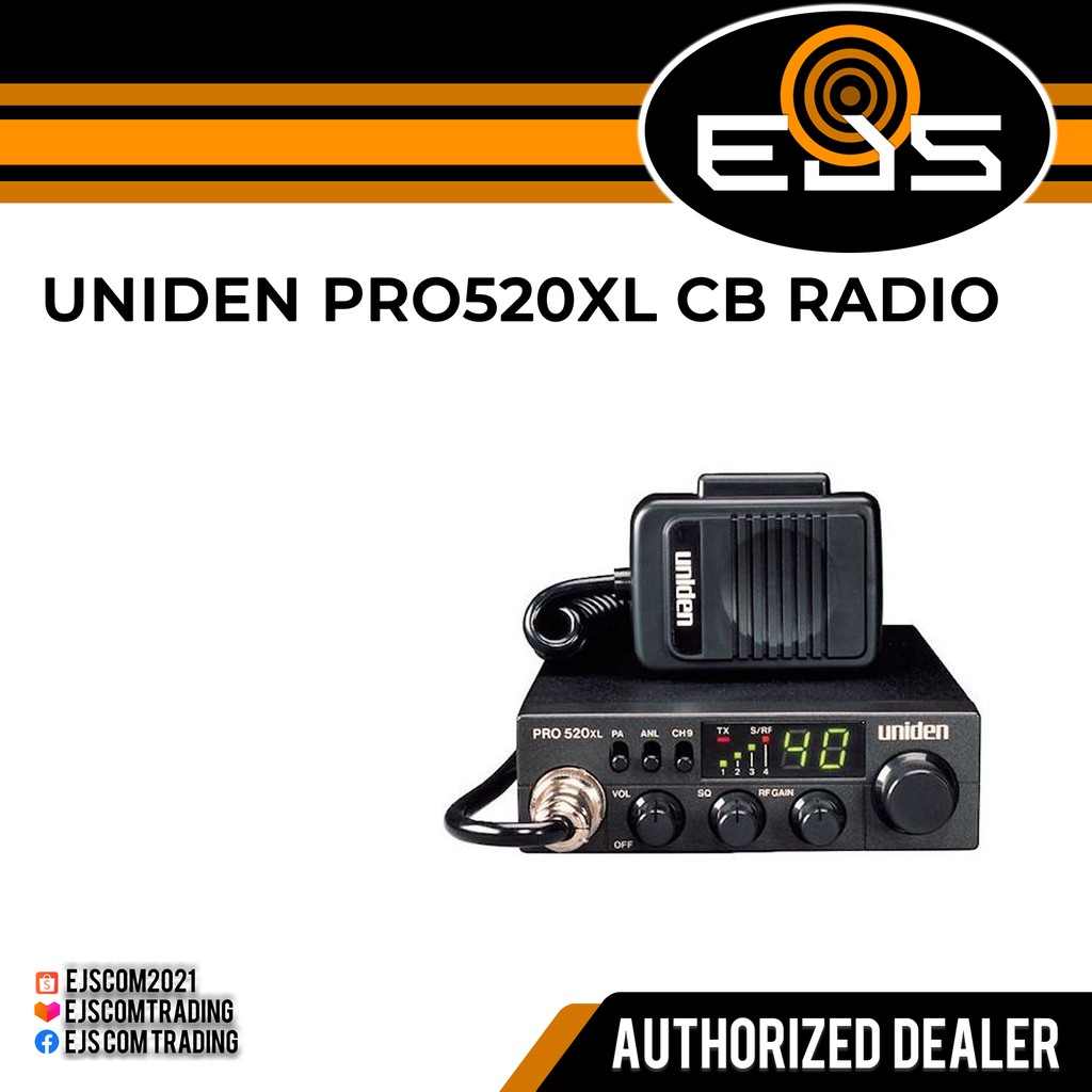 UNIDEN PRO520XL CB Radio is an entry-level CB | Shopee Philippines