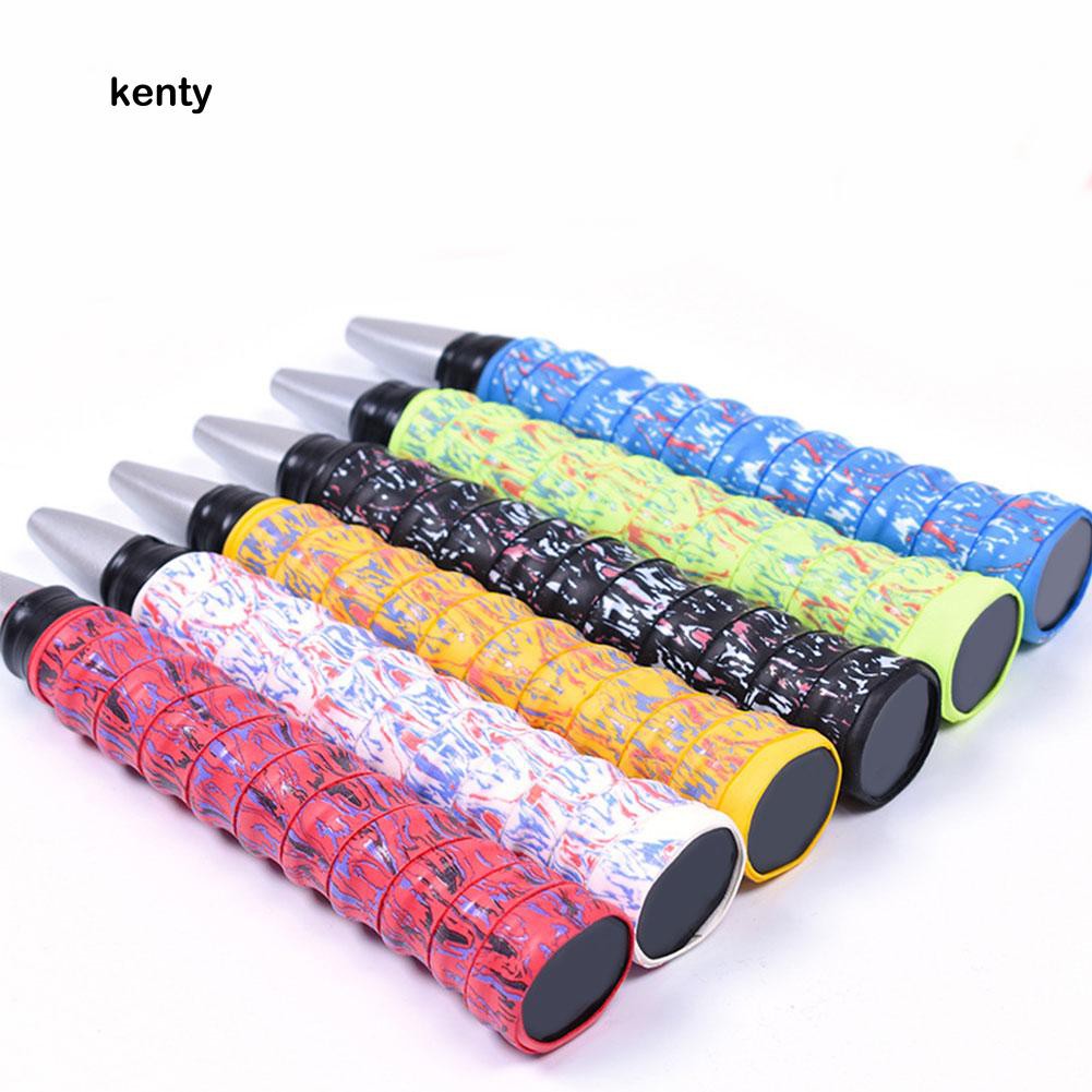 KT★1Pc Camouflage Tennis Badminton Racket Overgrip Anti-skid Sweat Tape ...