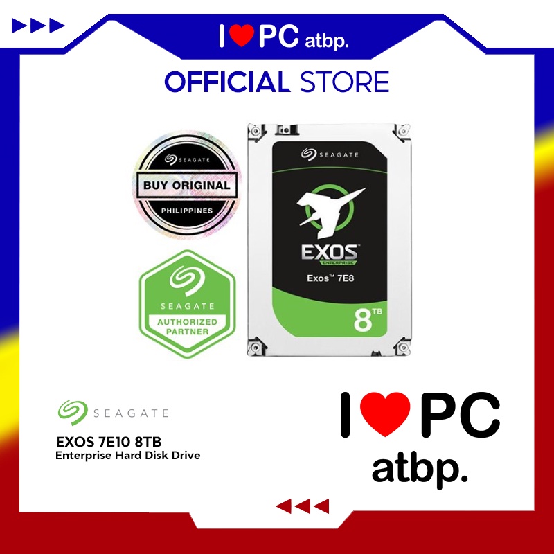 Seagate Exos 7E10 8TB Enterprise Hard Disk Drive (ST8000NM017B ...
