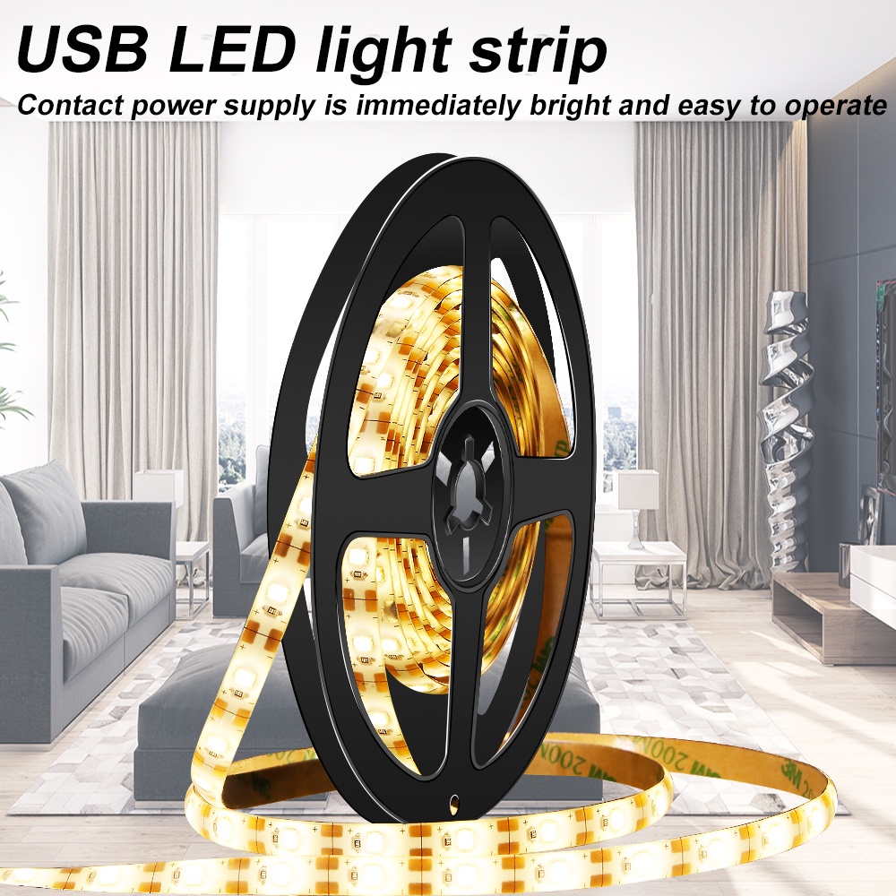 LED IP65 Waterproof Strip Light USB Wardrobe Lights Bar Decoration Lamp ...