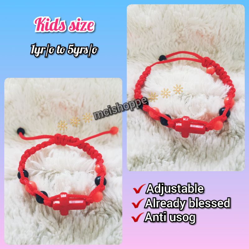 Red String Bracelet (Adjustable) ALREADY BLESSED | Kontra Usog | Balis ...