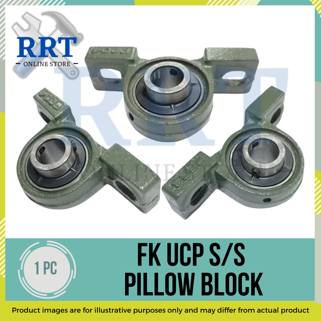 FK Bearing Units (UCP) S/S Pillow Block (1/2", 5/8", 3/4", 1", 1-1/8 ...