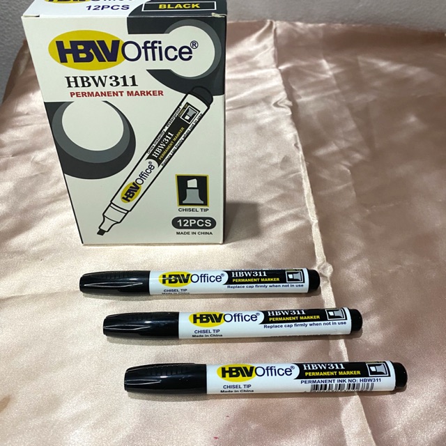 HBW Permanent Marker BROAD TIP | Shopee Philippines