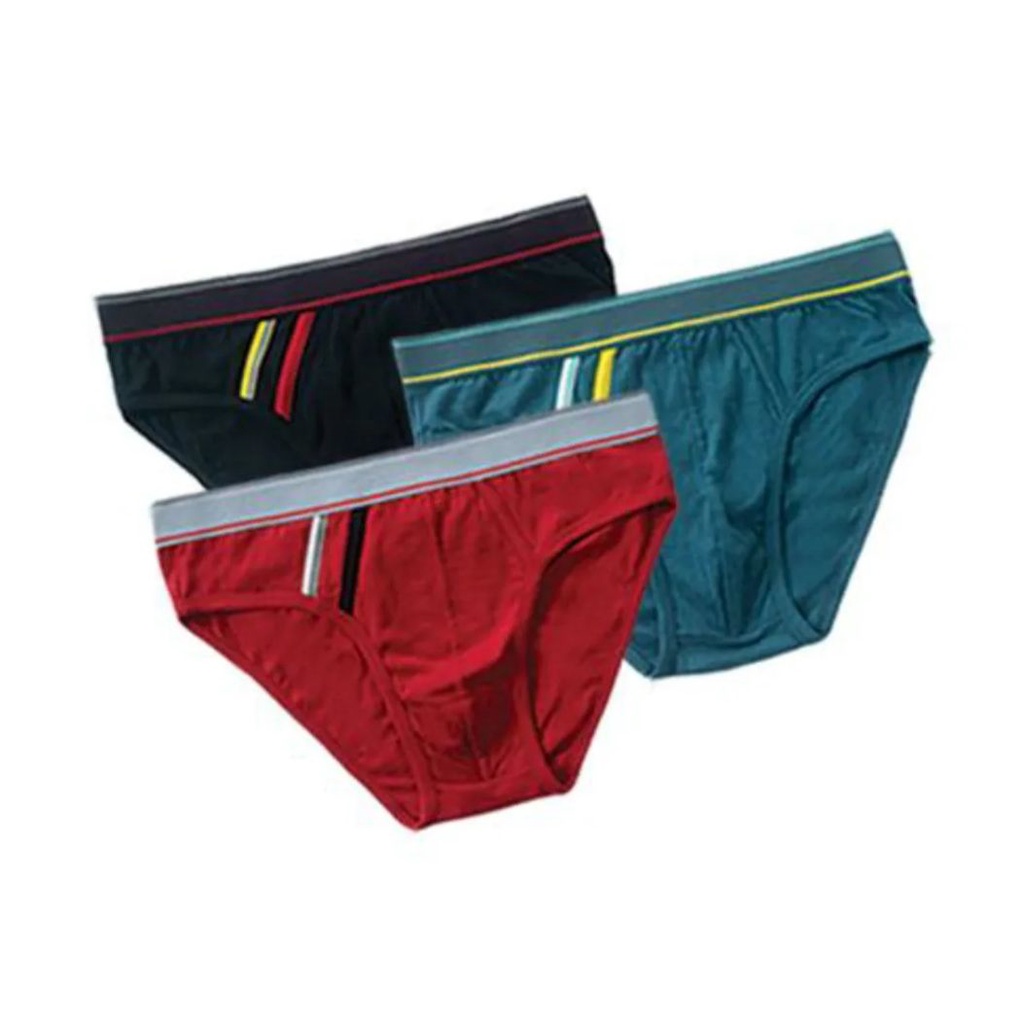 (SALE) NATASHA - NATHANIEL Men's 3 in 1 Multicolor Underwear Brief ...