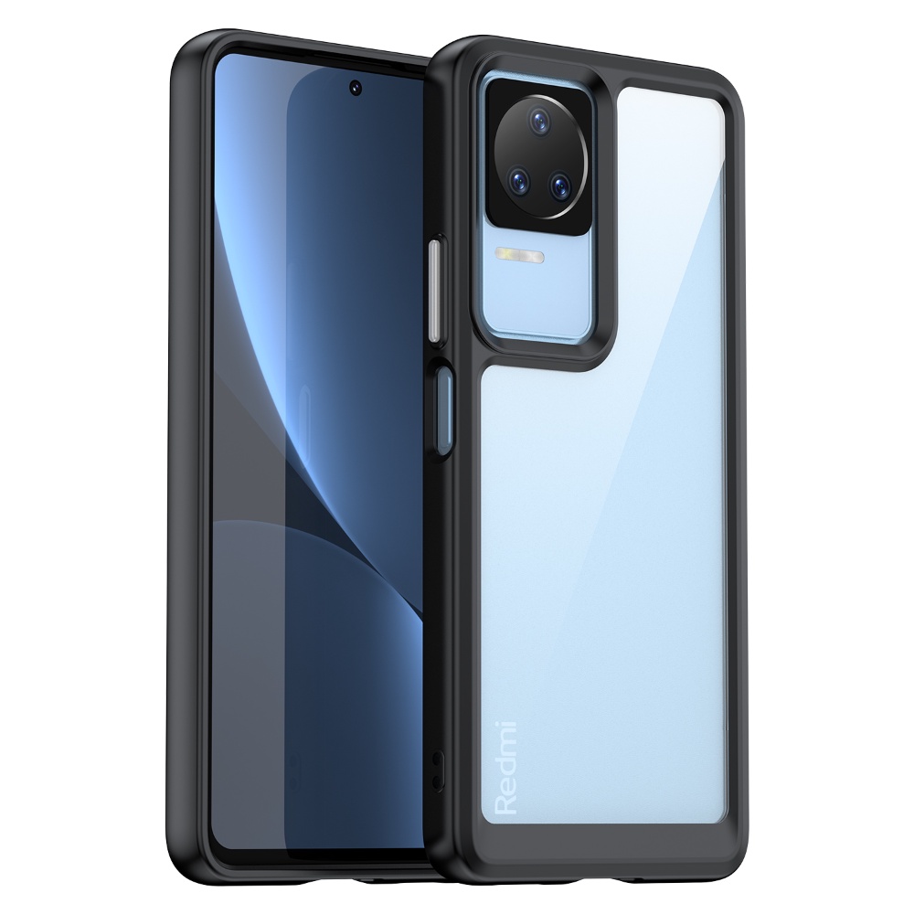 For POCO F4 Redmi K40S PhoneCase Acrylic Transparent Protective Case ...