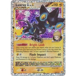Luxray GL LV.X - 109/111 - Ultra Rare (Classic Collection) Celebrations ...