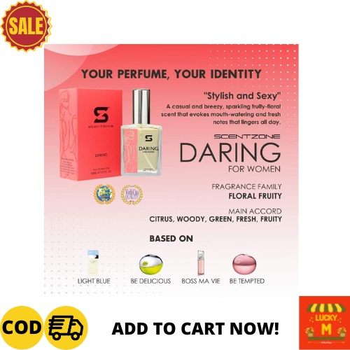Scentzone Perfume for Women DARING 50ml | Shopee Philippines