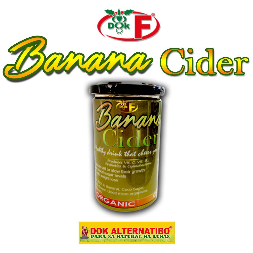 Dok F Natural Banana Cider - PROBIOTICS (CUBAO) | Shopee Philippines