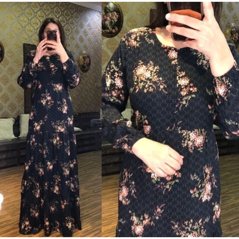 Azra Arabic Negligee Home Dress by Bella | Shopee Philippines