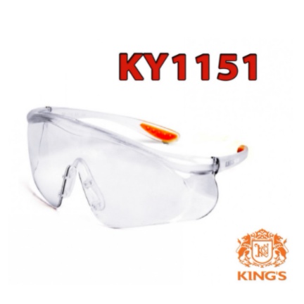 KING'S Safety Eyewear KY8811A Clear KY8812A Smoke NEUKING KING Glasses ...