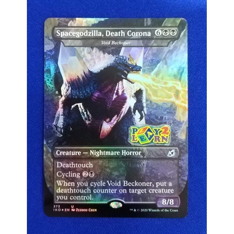 MTG CARD: Spacegodzilla, Death Corona Void Beckoner Foil (IKO) | Shopee Philippines