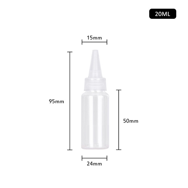 10-100ml Empty Dropper Bottle with Childproof Cap Plastic Nozzle ...