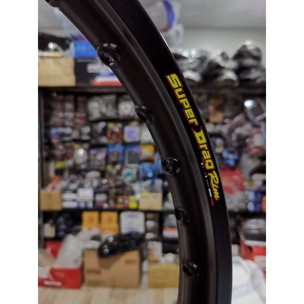 SUPER DRAG RIMS (SDR BROKEN SIZE) 1.2-1.4 RIM 17S BLACK | Shopee ...