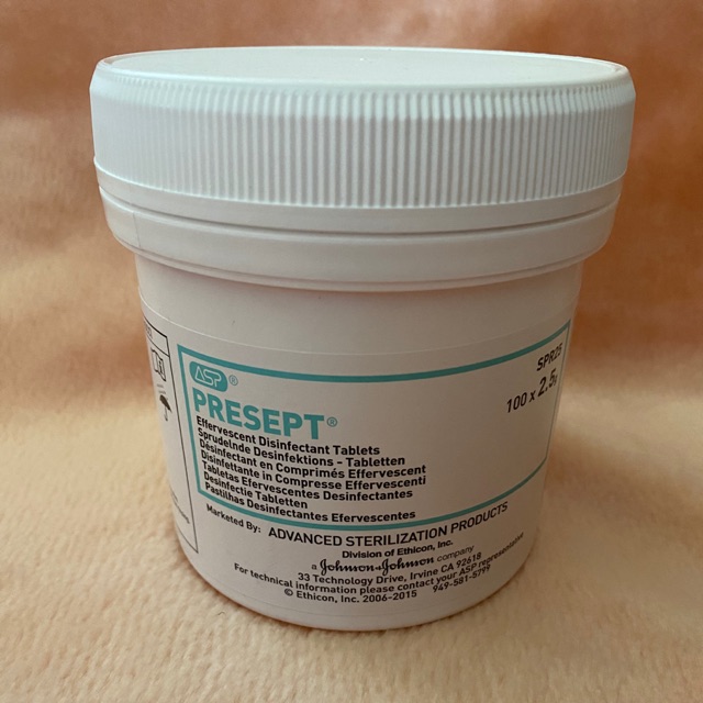 Presept (effervescent disinfectant tablets) | Shopee Philippines