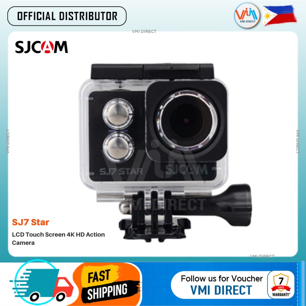 SJCAM SJ7 Star LCD Touch Screen 4K HD Action Camera with Optional ...