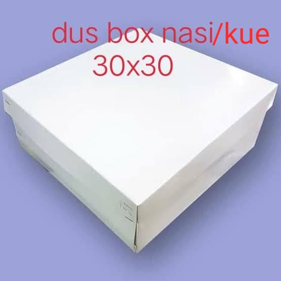 PUTIH Rice/cake cardboard Size 30x30 plain white Per sheet | Shopee ...