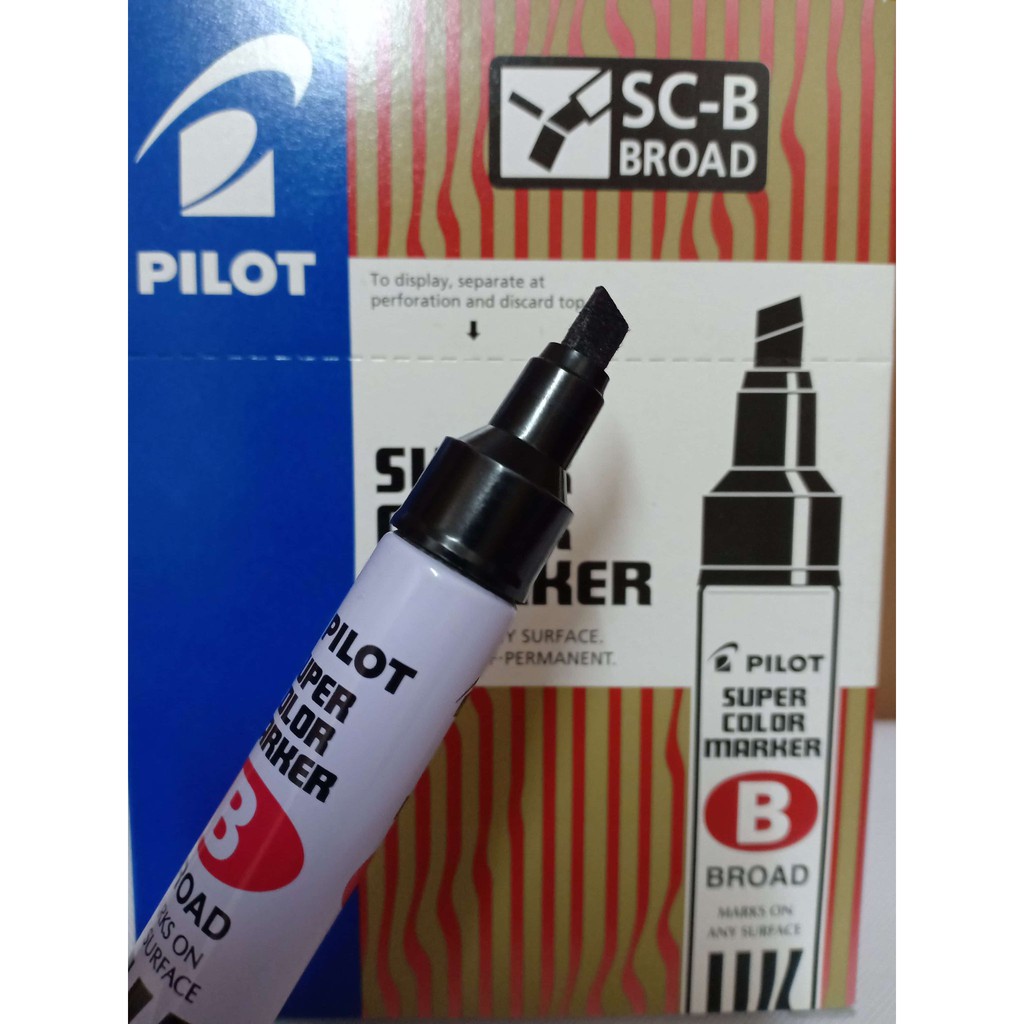 Pilot Permanent Marker (FINE,BROAD) per PIECE | Shopee Philippines