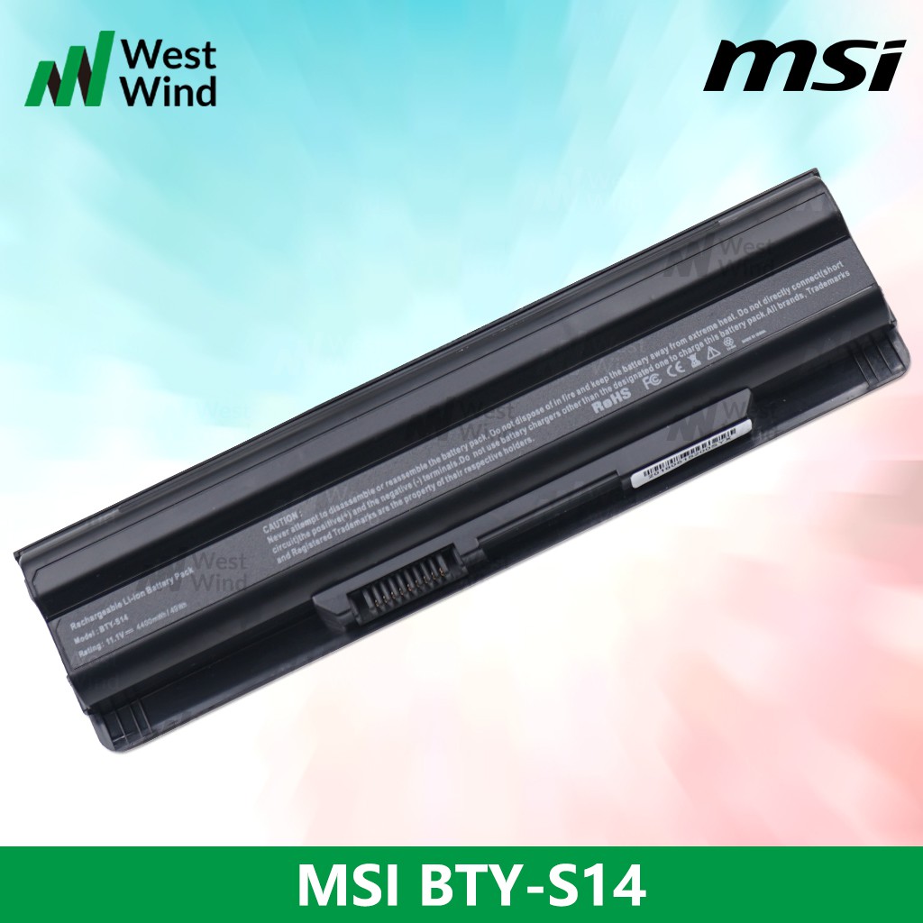 Battery BTY-S14 BTY-S15 BTY S14 S15 for MSI Laptop GE60 GE70 | Shopee ...