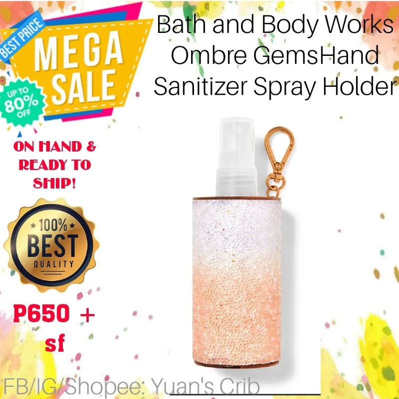 Bath and Body Works Hand Sanitizer Spray Holder | Shopee Philippines