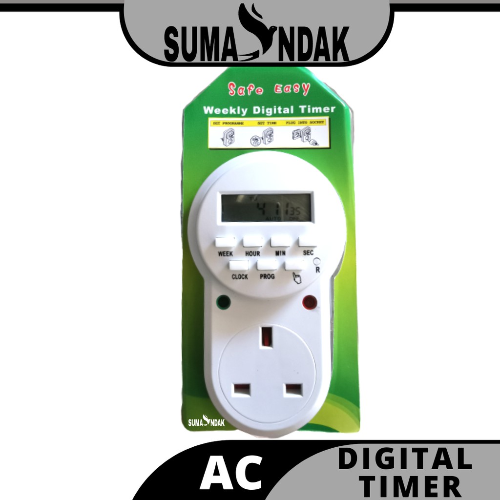 SUMANDAK WALIT Weekly Digital Timer Set Masa Rumah Burung Walet Secara Auto | Shopee Philippines
