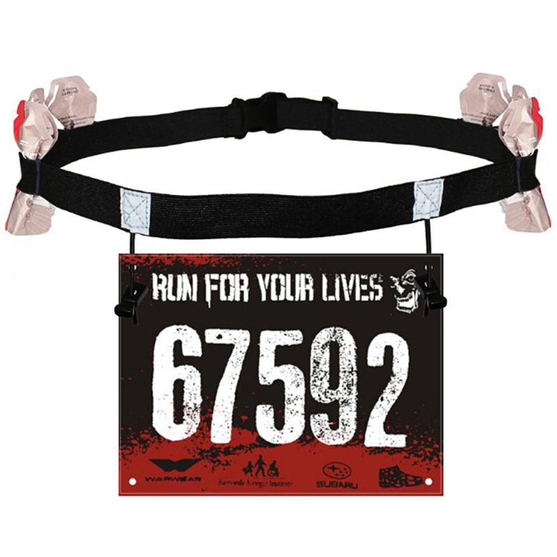 Fitness Triathlon Race Number Belt with Holders Ironman Tri Running ...