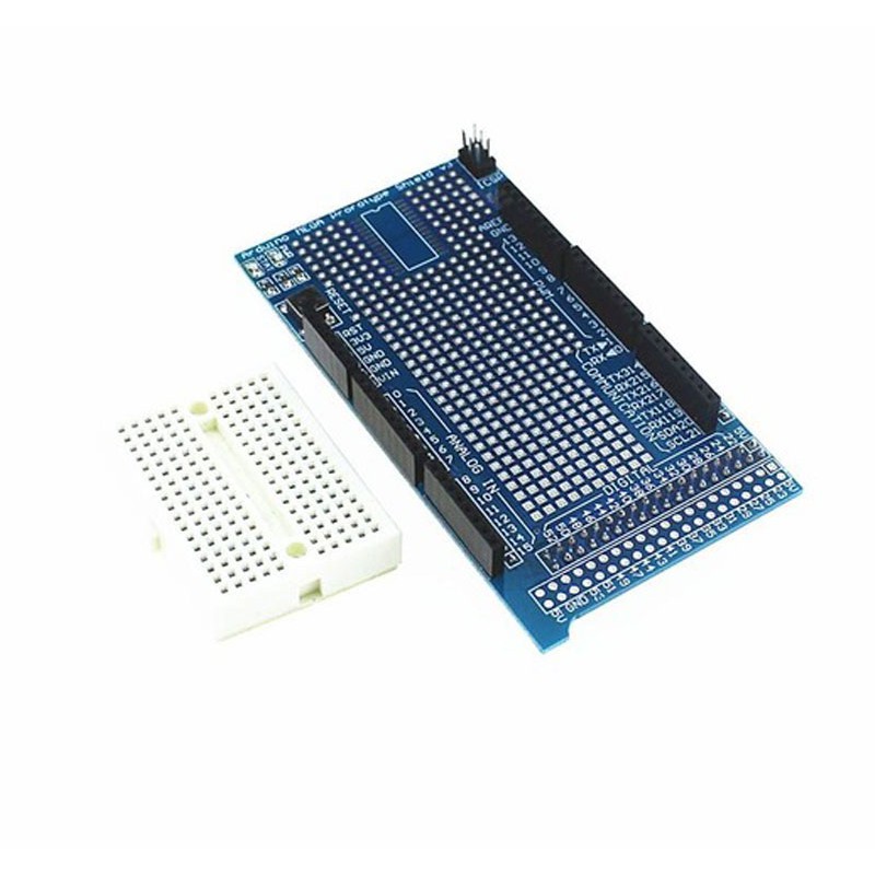 Mega Proto Shield V3 with Mini Breadboard compatible with Arduino ...