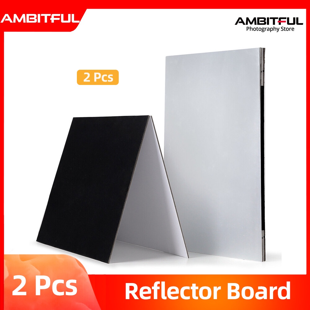 AMBITFUL Reflector A4 size Portable Thick Folding Board Reflective for ...