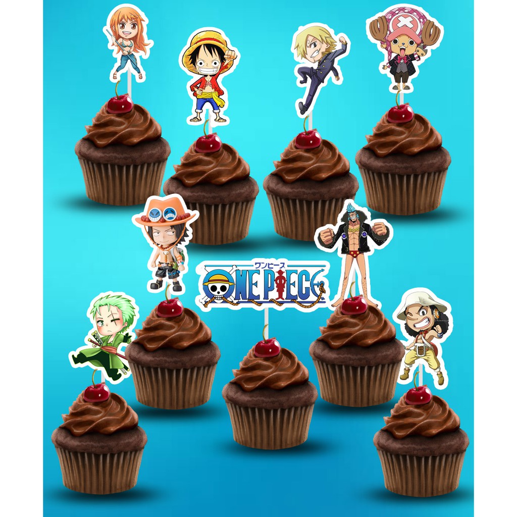 One Piece Cake Topper Set COD | Shopee Philippines