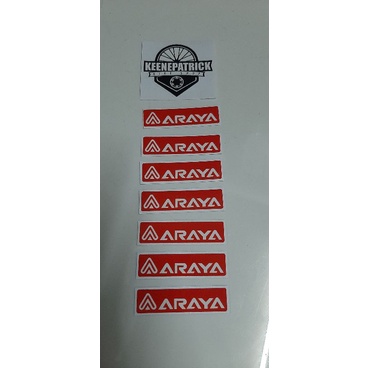 ARAYA DECALS 5 PESOS EACH LAMINATED | Shopee Philippines