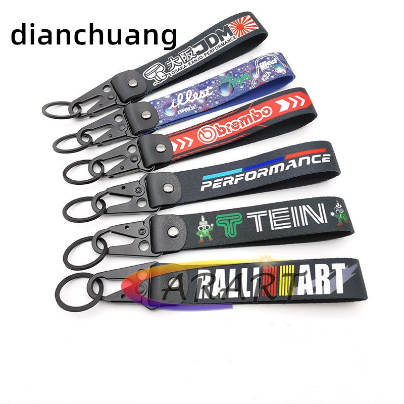 HKS Ralliart Asimo Spoon Motorcycle car metal key ring pendant for momo ...