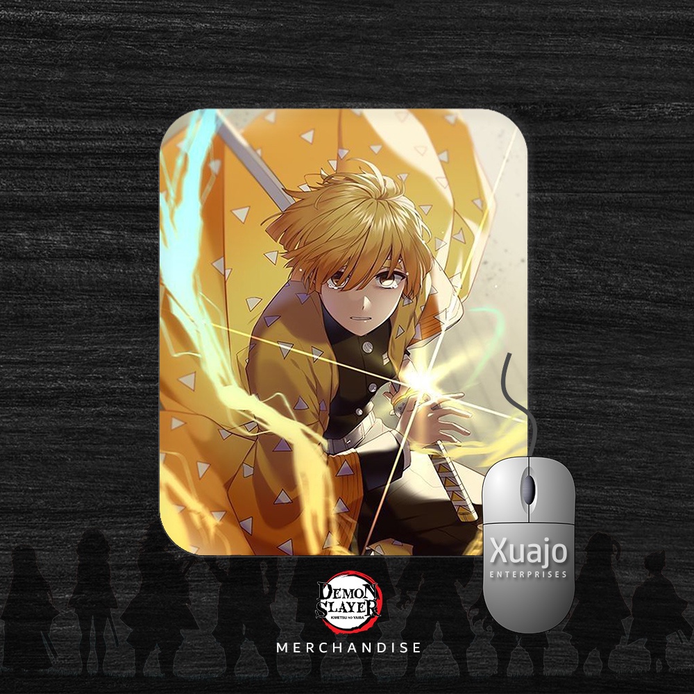 Demon Slayer Mouse Pad - Zenitsu Agatsuma - Kimetsu no Yaiba | Shopee ...