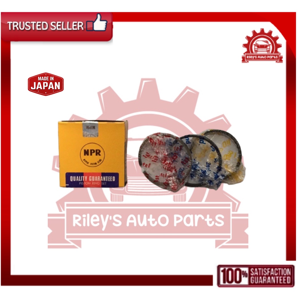 NPR PISTON RING SET STD SIZE FOR MITSUBISHI CANTER 4DR5 ENGINE | Shopee ...