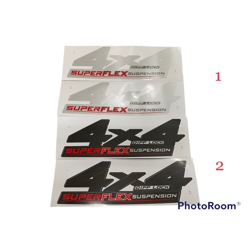 TOYOTA REVO 2021 2022 Sticker 4x4 DIFF LOCK PRERUNNER SUPERFLEX ...