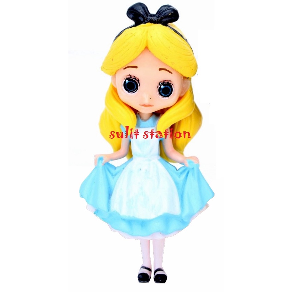Q POSKET DISNEY PRINCESS ALICE in WONDERLAND MINI BOBBLE BIG HEAD ...