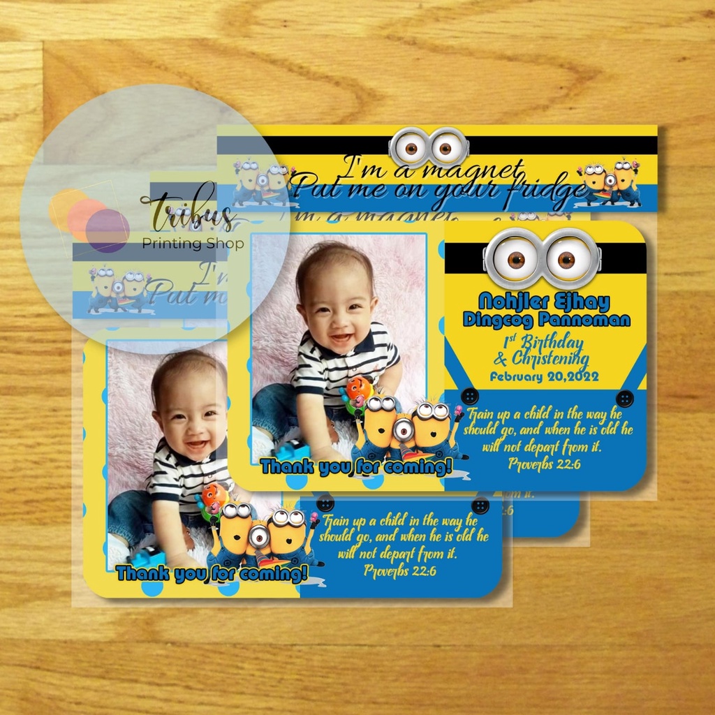 Minions Ref Magnet Souvenir (Glittery) | Shopee Philippines