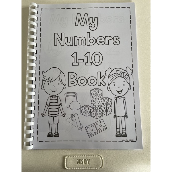 My Numbers 1-10 Book Activity for toddler/kindergarten | Shopee Philippines