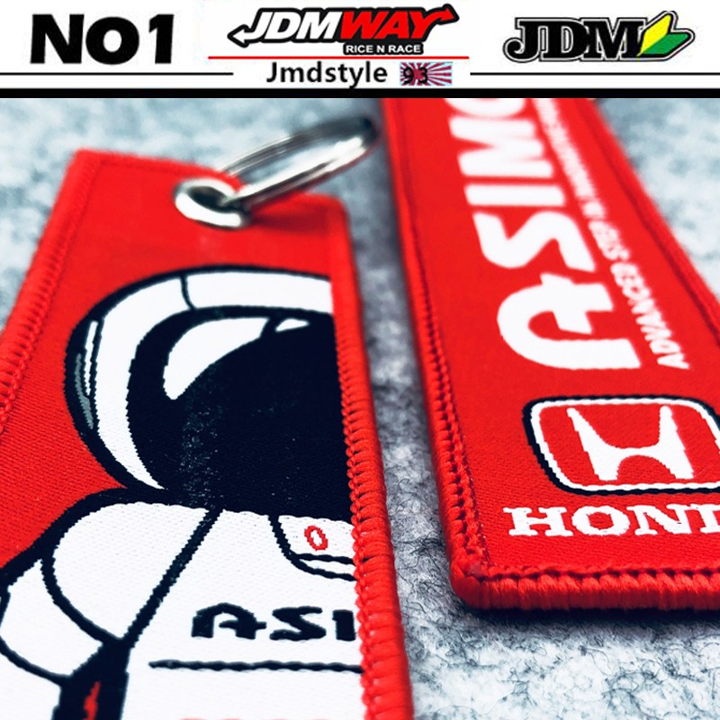 ASIMO Keychain Keyholder JDM Car Keychain SPOON Keyring Racing Car ...