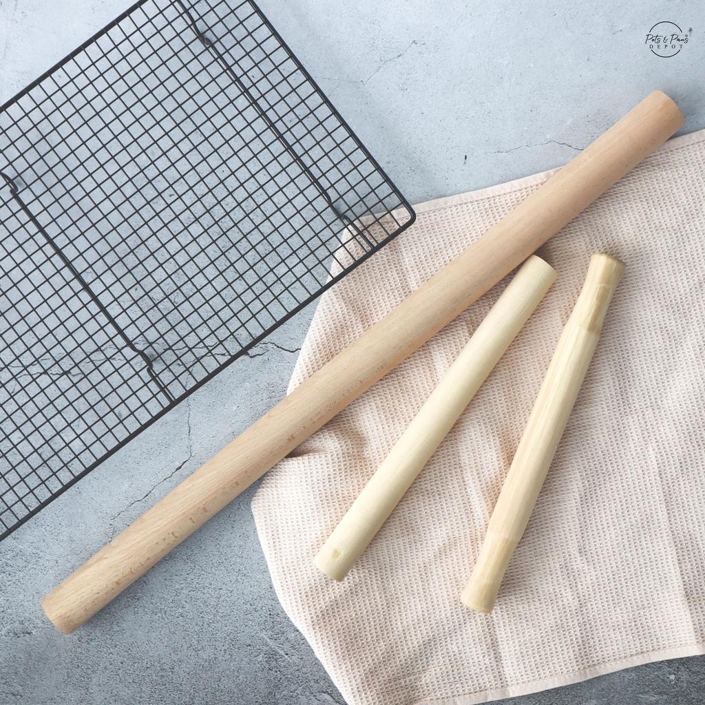 Wooden Rolling Stick (60cm) | Shopee Philippines