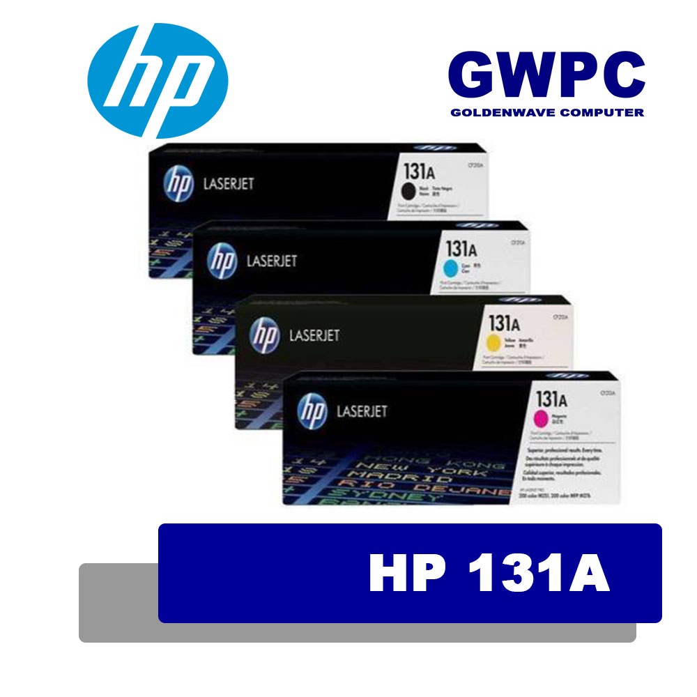 HP 131A Original LaserJet Toner Cartridge CF210A CF211A CF212A CF213A ...