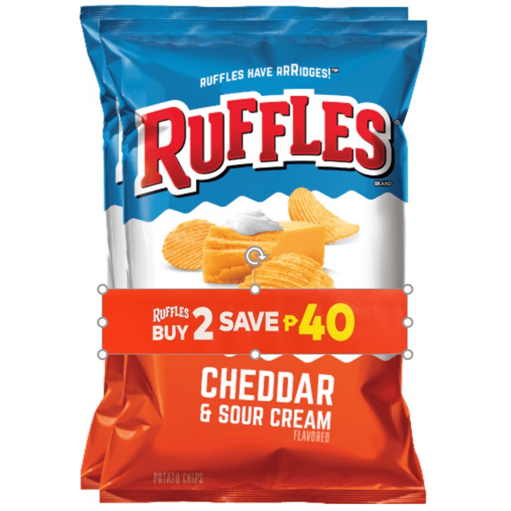 Buy 2 Save P40 Ruffles Cheddar & Sour Cream 170g | Shopee Philippines