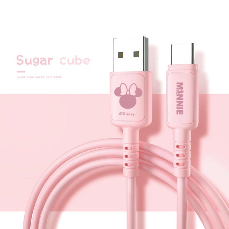 Disney Car Data Cable Charger Fast Charging USB To Type C Micro USB ...