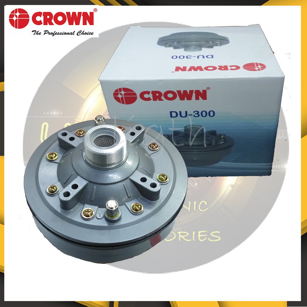 ORIGINAL CROWN DU-300 Driver Unit 300Watts | Shopee Philippines