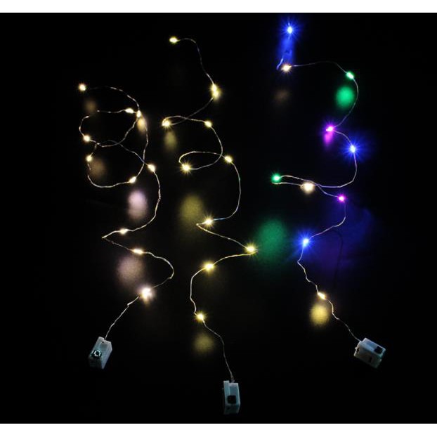 1M 2M 3M LED Light String Lights Fairytale Copper Wire Battery Operated ...