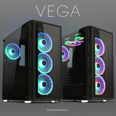 Tecware Vega Tempered Glass Case with F3 ARC Spectrum Addres | Shopee ...