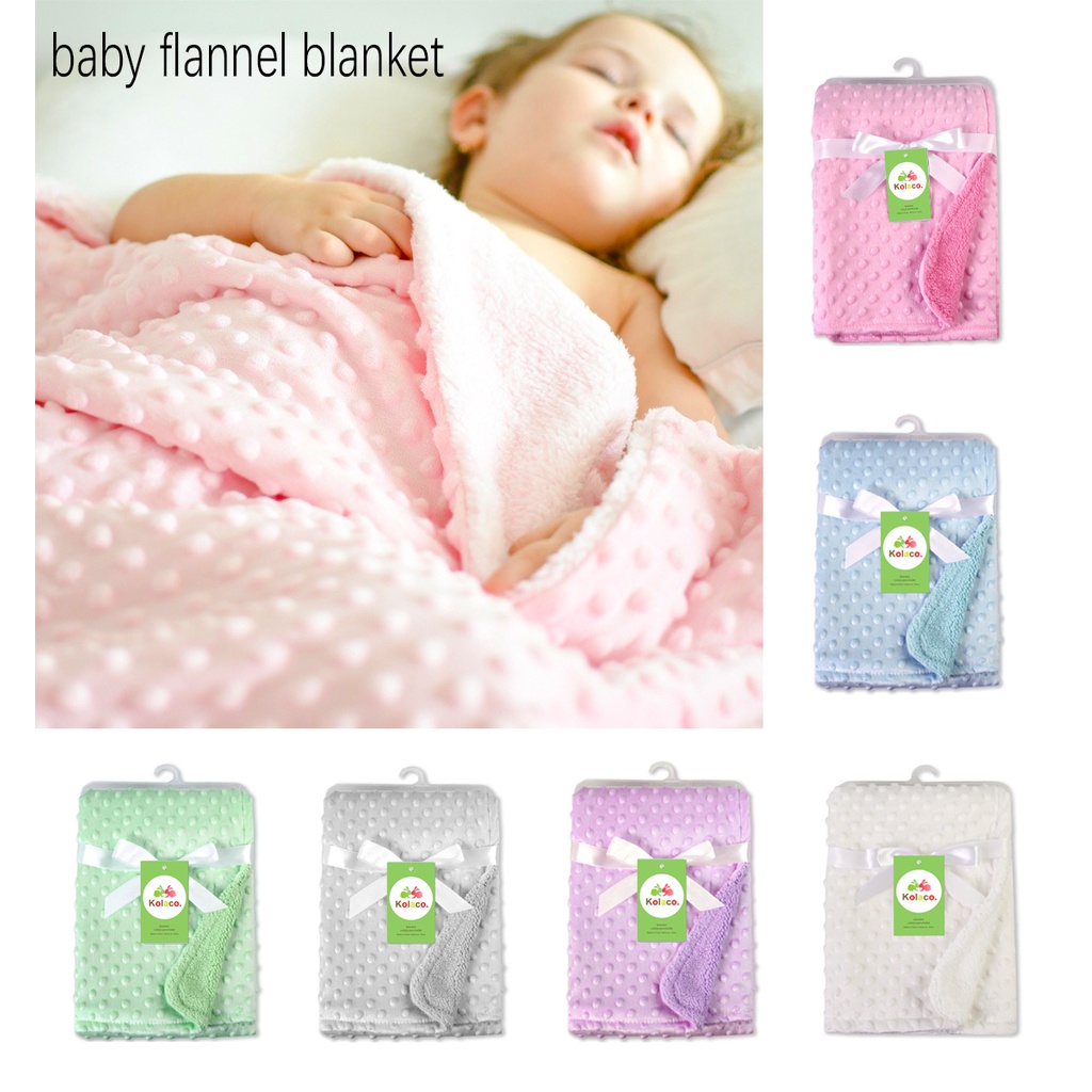 Newborn Flannel Receiving Blanket Baby Swaddle Baby Flannel Blanket ...